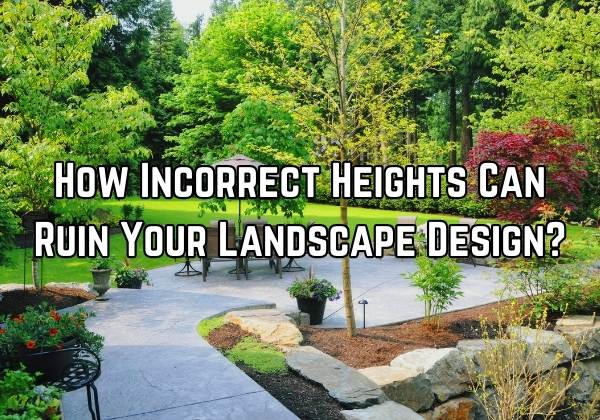 How Incorrect Heights Can Ruin Your Landscape Design? - Green Canyon ...